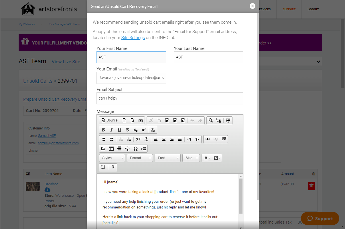 Everything You Need To Know About The Unsold Cart Feature – Support Center