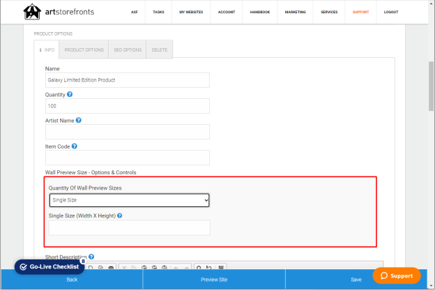 Feature Overview: Wall Preview – Support Center