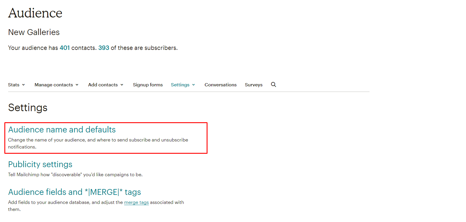 How To: Integrate and Verify Your Site with Mailchimp – Support Center