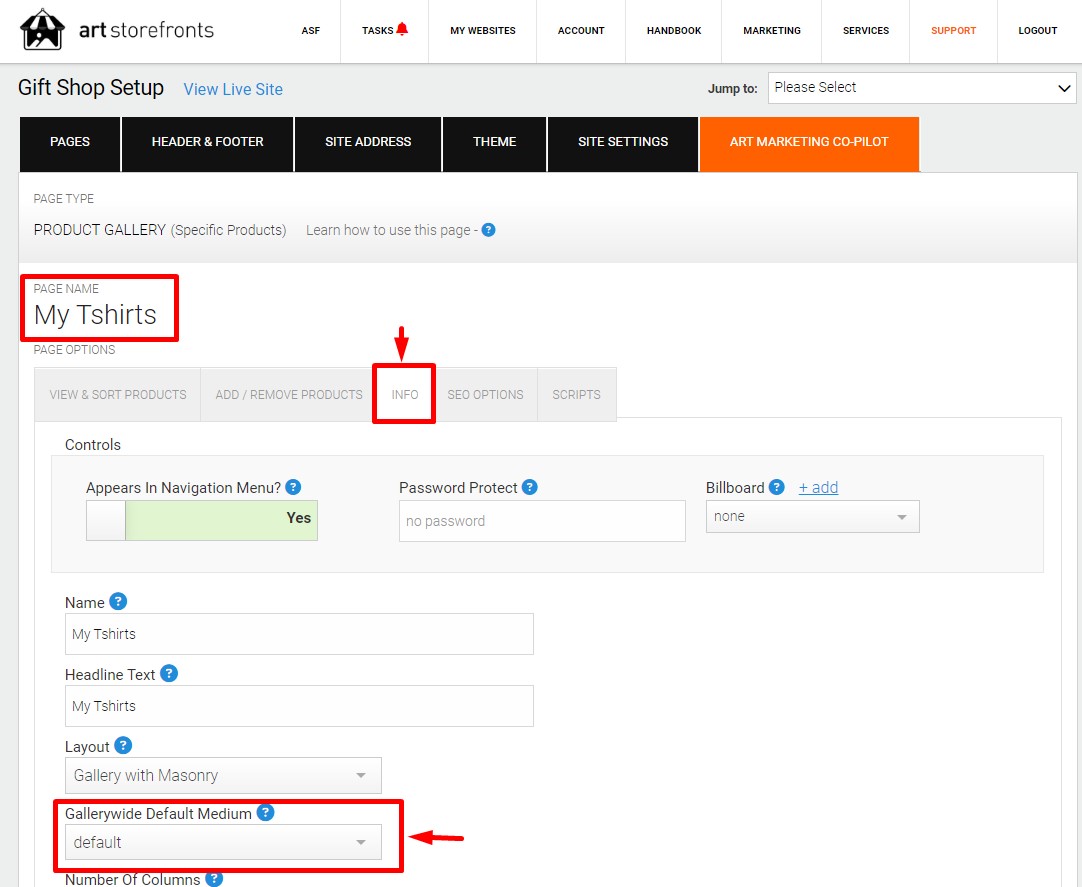How To: Set Up A Gift Shop – Support Center