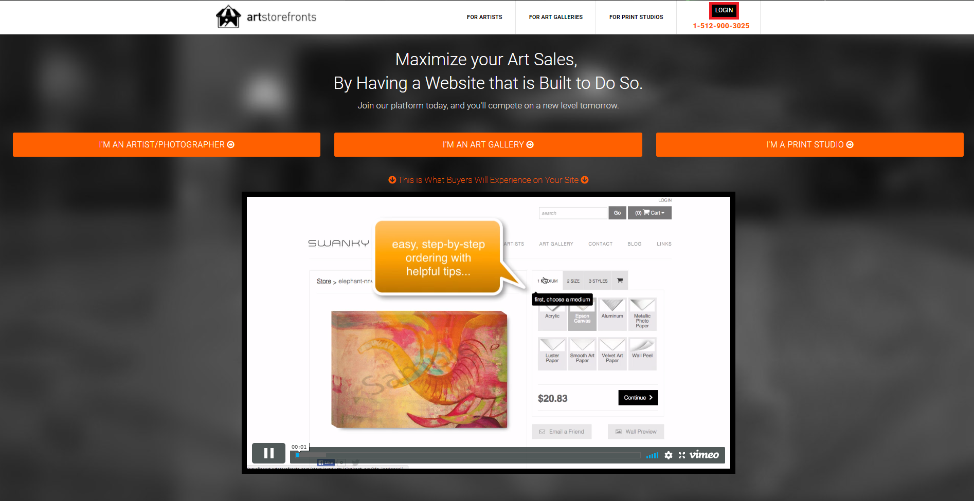 How To: Login to your Art Storefronts Account – Support Center