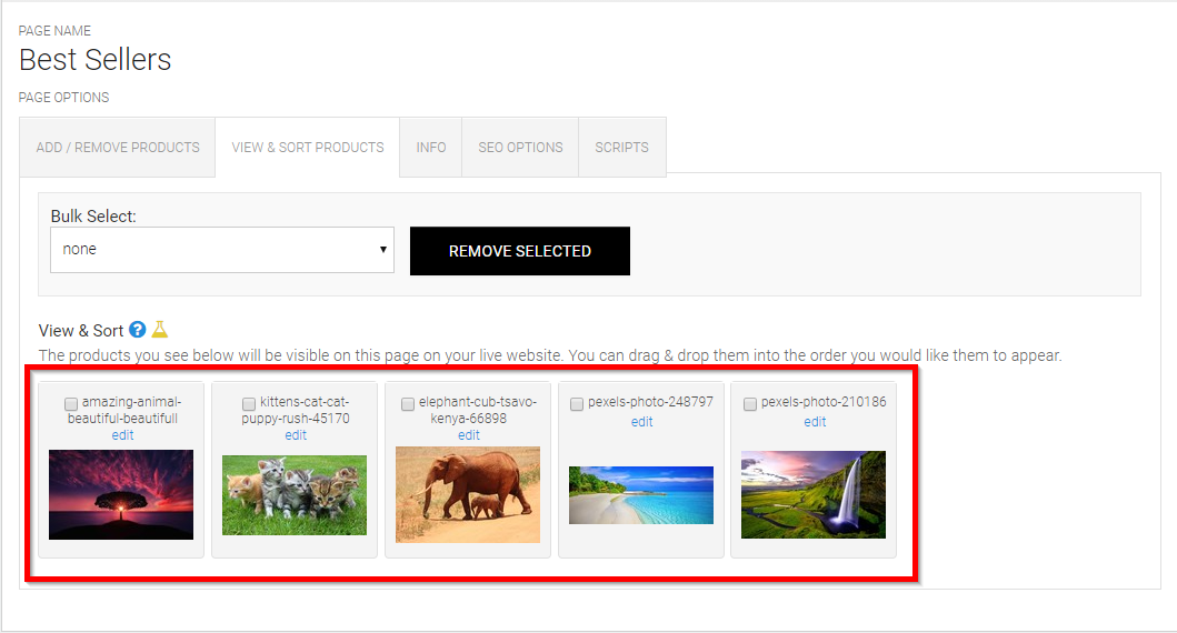 How to: Create Product Galleries with Specific Products from My Store ...