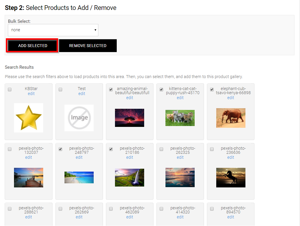 How to: Create Product Galleries with Specific Products from My Store ...