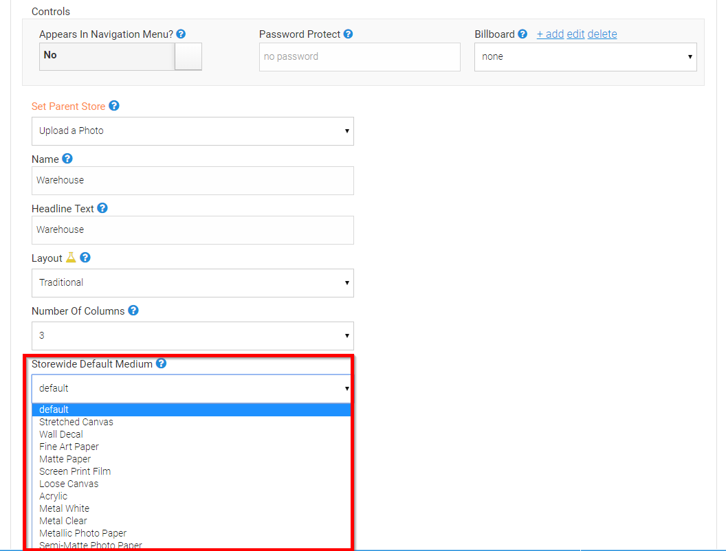 How To: Set a Default Medium – Support Center