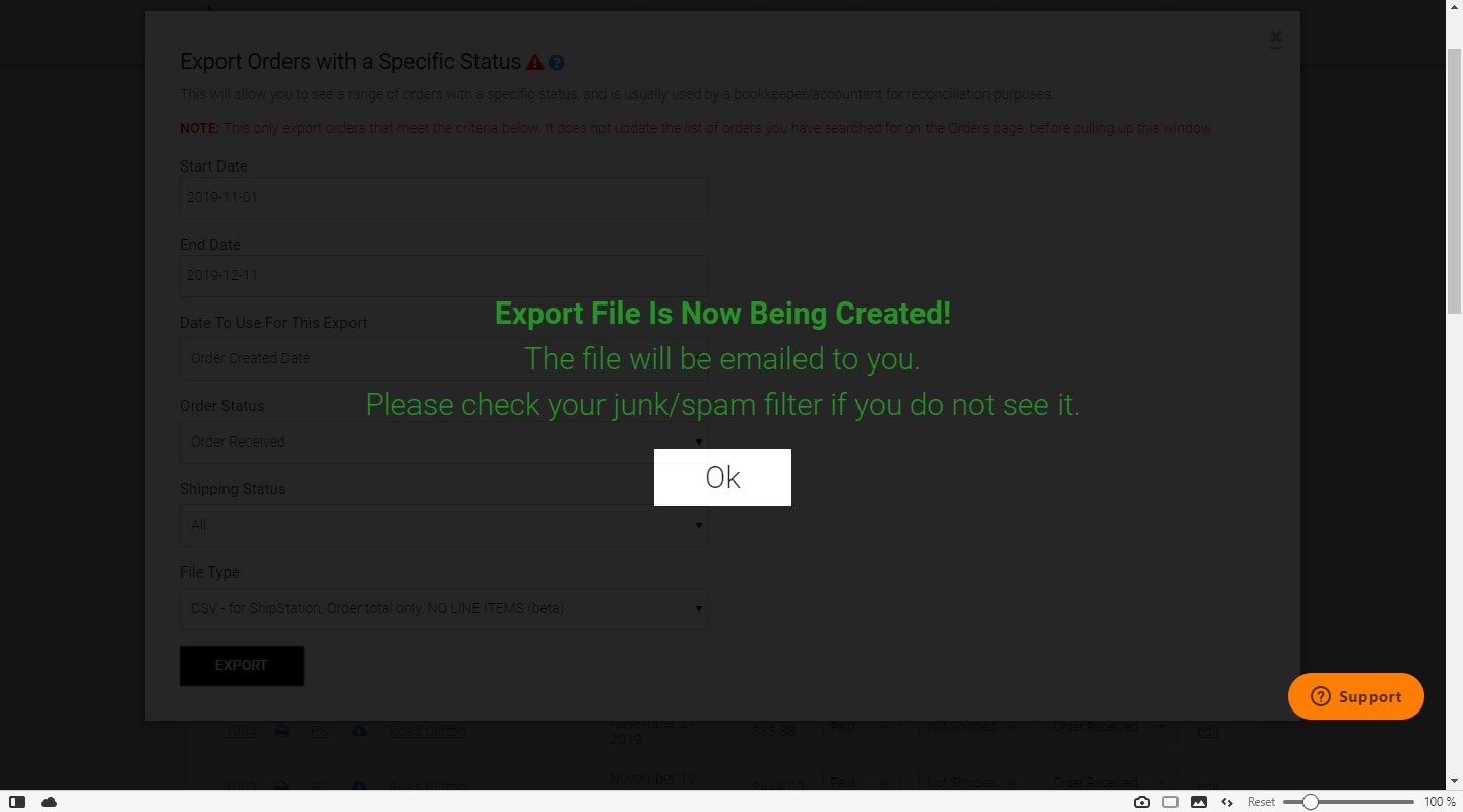How to export a CSV to use with ShipStation – Support Center