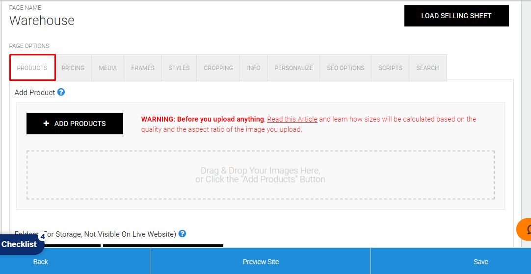 How To: Bulk Edit Items In A Specific Folder In An Art Print Store ...