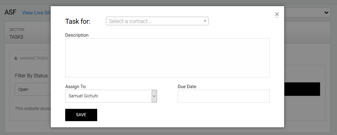 How To Create A Task for Yourself In the Task Manager – Support Center
