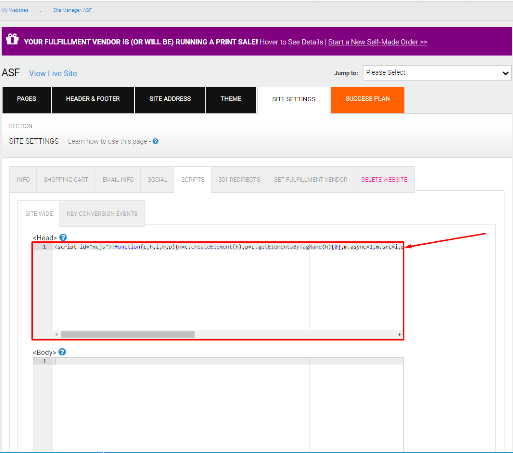 How To: Integrate and Verify Your Site with Mailchimp – Support Center