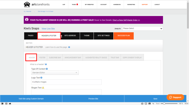 How To: Add a Logo for Use with a Scrolling Navigation Bar or the ...