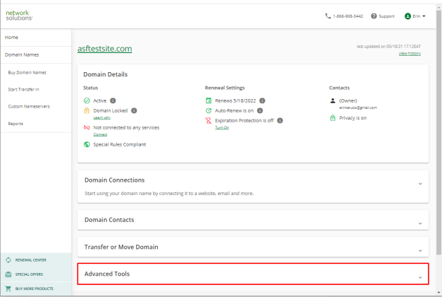 How To: Setup Your Custom Network Solutions Domain Name – Support Center