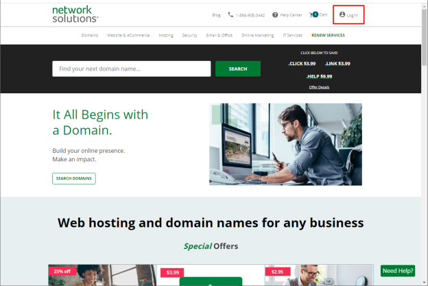How To: Setup Your Custom Network Solutions Domain Name – Support Center