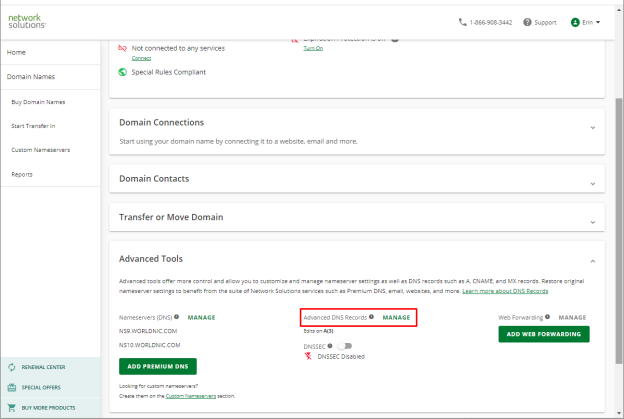 How To: Setup Your Custom Network Solutions Domain Name – Support Center