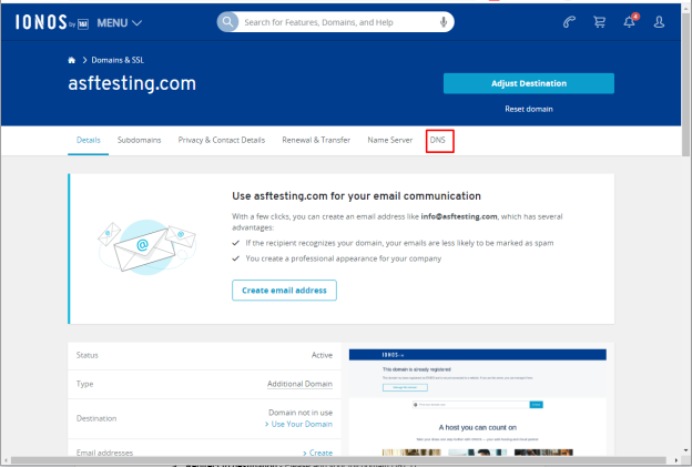 How To: Set Up Your 1&1.com/ionos.com Domain Name – Support Center