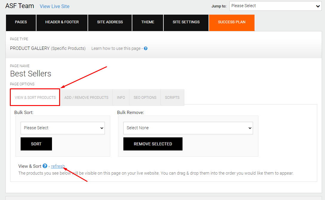 How to: Set up your Homepage and your Product Galleries – Support Center