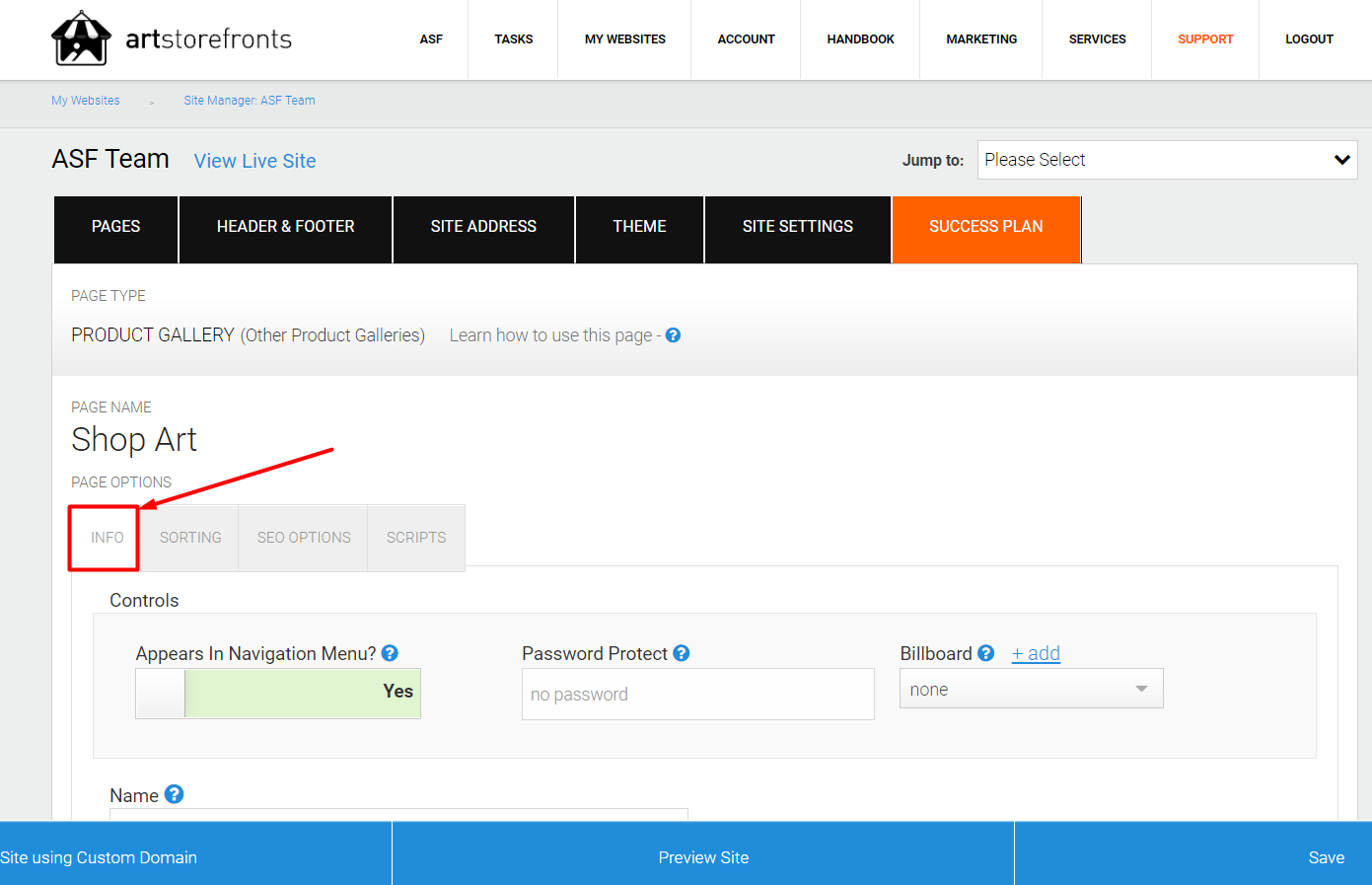 How to: Set up your Homepage and your Product Galleries – Support Center