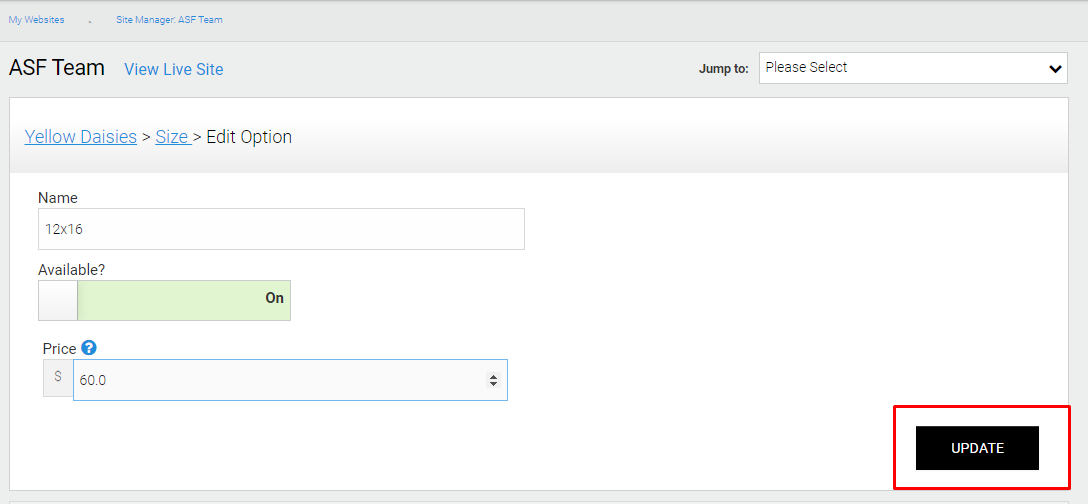 How To: Create Product Options (i.e. size or color options) For Items ...